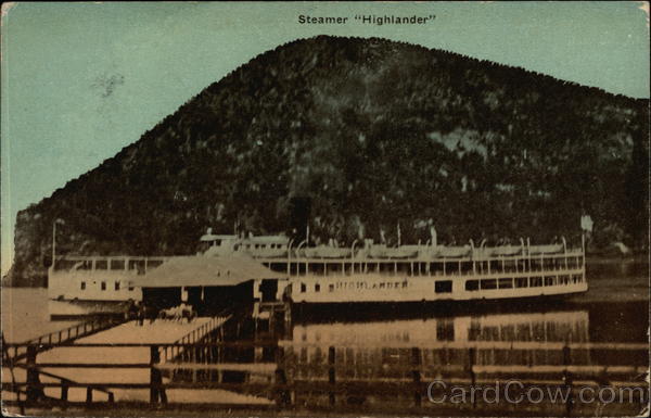 Steamer "Highlander" Steamers Postcard