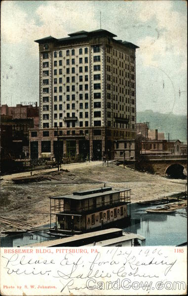 Bessemer Bldg. Pittsburgh, PA Postcard