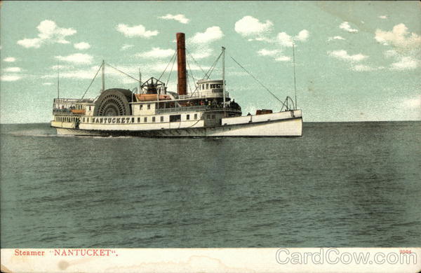 Steamer "Nantucket" Steamers Postcard