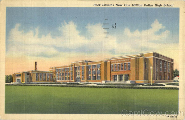 Rock Island's New One Million Dollar High School Illinois