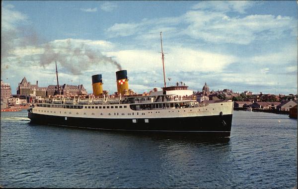 Princess Marguerite Ferries Postcard