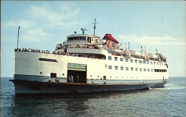 The Steamer Nantucket Steamers Postcard