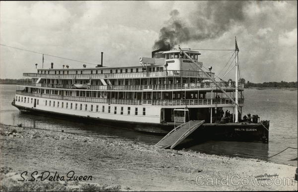 S.S. Delta Queen Steamers Postcard