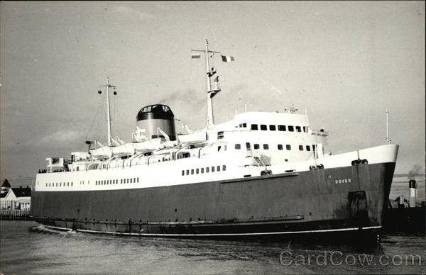 "Dover" Boats, Ships Postcard
