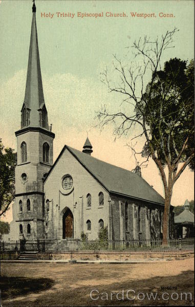 Holy Trinity Episcopal Church Westport, CT Postcard