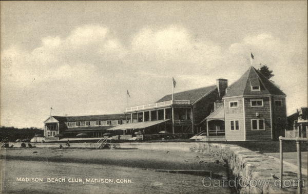 Madison Beach Club Connecticut Postcard