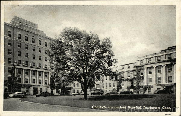 Charlotte Hungerford Hospital Torrington, CT Postcard