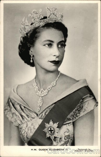 H. M. Queen Elizabeth II. England Royalty Postcard