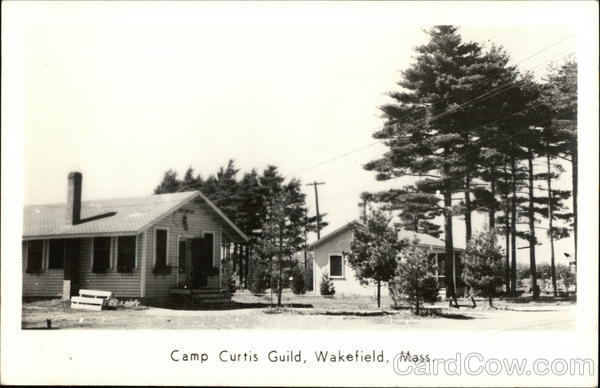 Camp Curtis Guild Wakefield, MA Postcard
