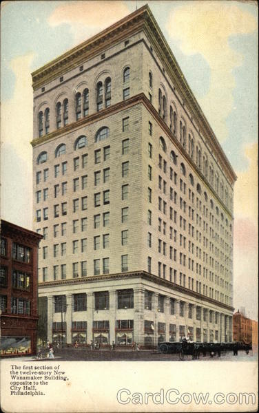 New Wanamaker Building Philadelphia, PA Postcard