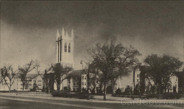Topeka High School Kansas Postcard
