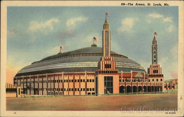 The Arena St. Louis, MO Postcard