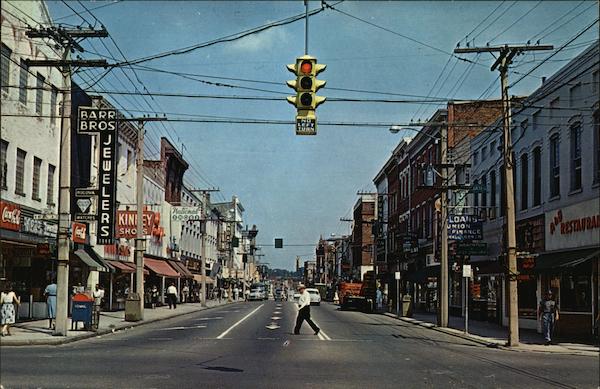 At Sycamore and Washington Streets, Looking North on Sycamore ...