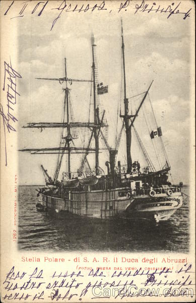 Stella Polare - Ship belonging to Prince Luigi Amedeo, Duke of the ...