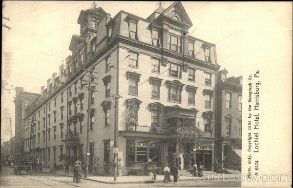 Lochiel Hotel Harrisburg, PA Postcard