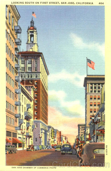 Looking South On First Street San Jose, CA