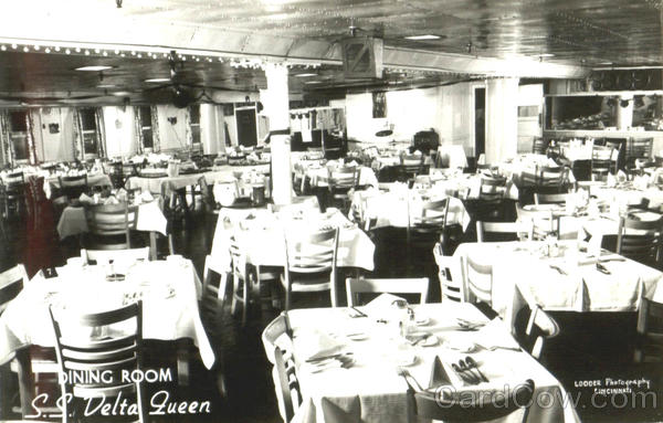 Dining Room S. S. Delta Queen Interiors