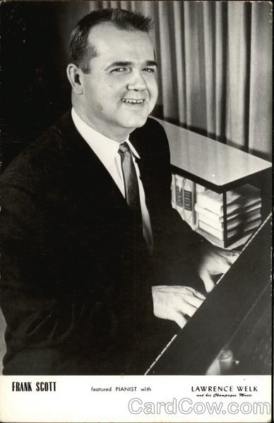 Frank Scott Head Shot Actors Postcard