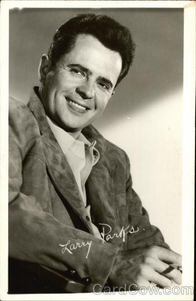 Larry Parks Head Shot Actors Postcard