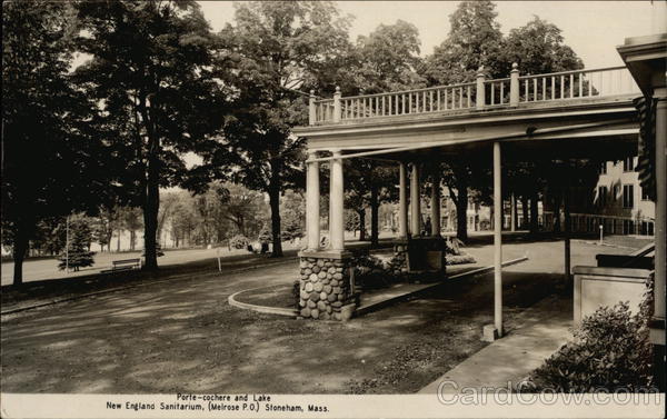 New England Sanitarium Stoneham, MA Postcard