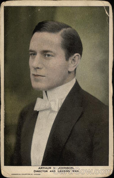 Arthur V. Johnson Actors Postcard
