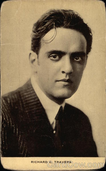 Richard C. Travers Actors Postcard