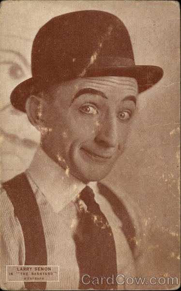 Larry Semon Actors Postcard