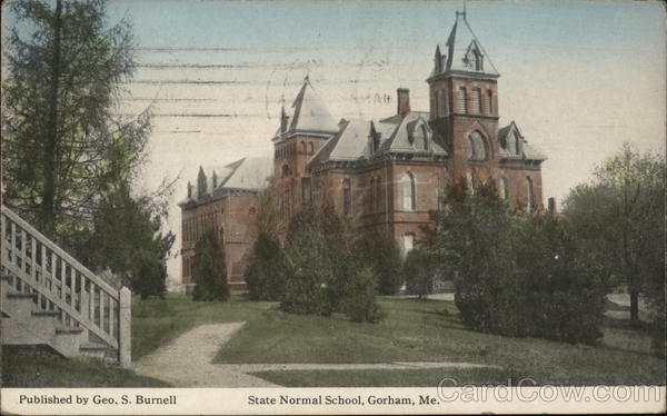 State Normal School Gorham, ME Postcard