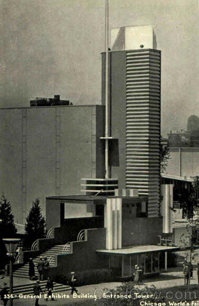 General Exhibits Building 1933 Chicago World Fair General Exhibits Building 1933 Chicago World Fair