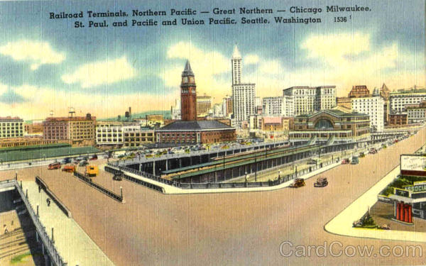 Railroad Terminals Great Northern Pacific Depots