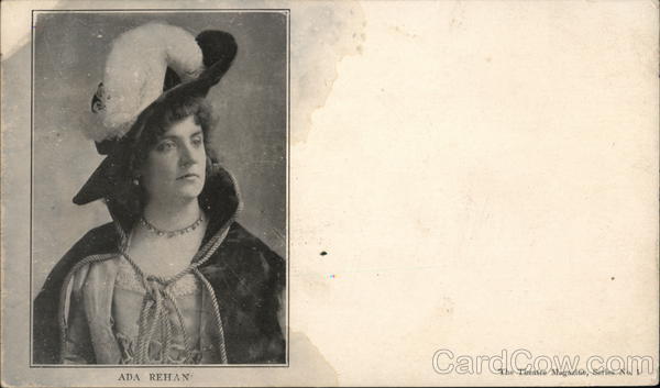Ada Rehan Actresses Postcard