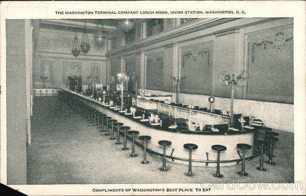 The Washington Terminal Company Lunch Room, Union Station District Of ...