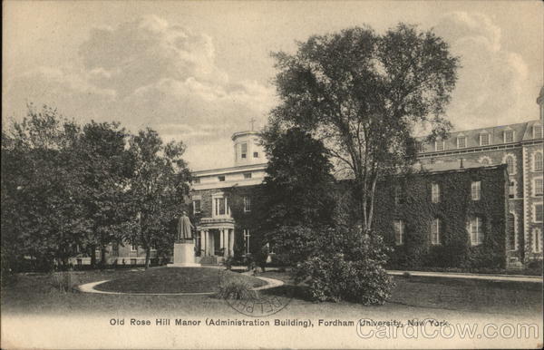 Fordham University - Old Rose Hill Manor (Administration Building) New ...