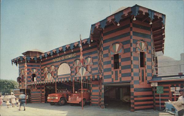PONCE FIREHOUSE Puerto Rico Postcard