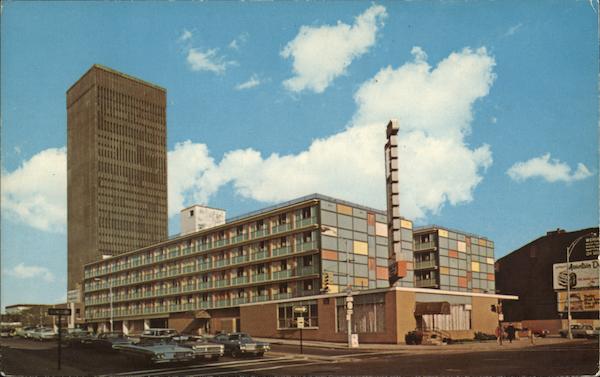 Downtowner Motel Rochester, NY Postcard