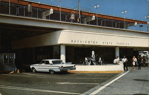 Washington State Ferry Terminal Seattle, WA Postcard