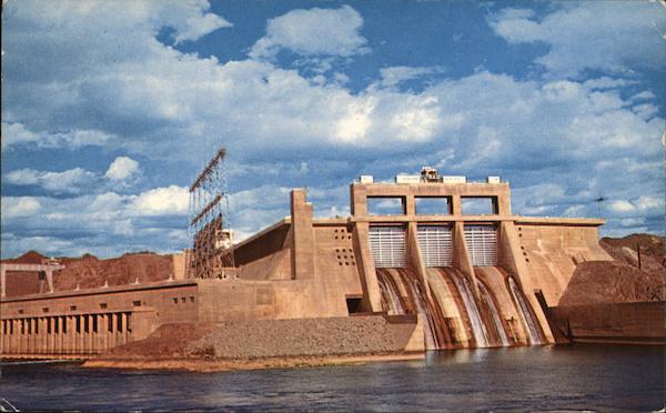 Davis Dam Arizona Postcard