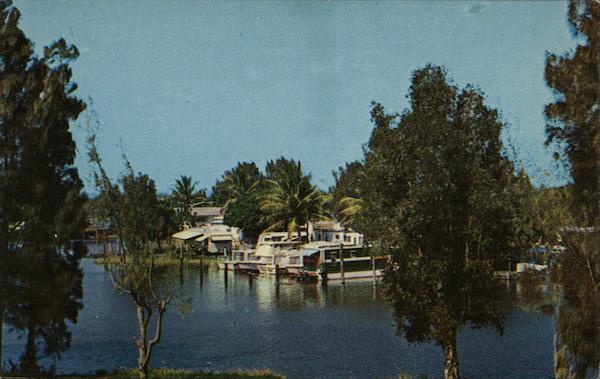 Picturesque Torry Island Belle Glade, FL Postcard