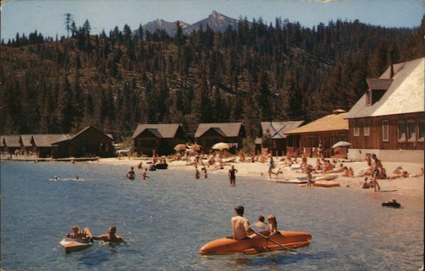 Meeks Bay Resort Lake Tahoe, CA Postcard