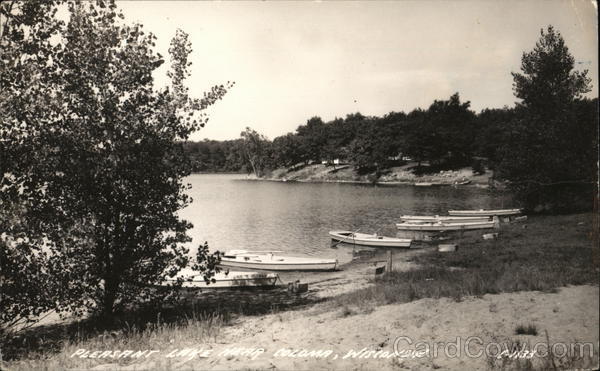 Pleasant Lake Coloma, WI Postcard