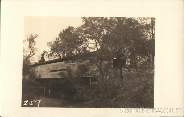 Kennedy's Bridge Kimberton, PA Postcard