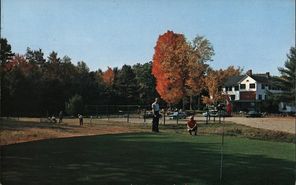 Woodbound Inn Golf Course Jaffrey, NH Postcard
