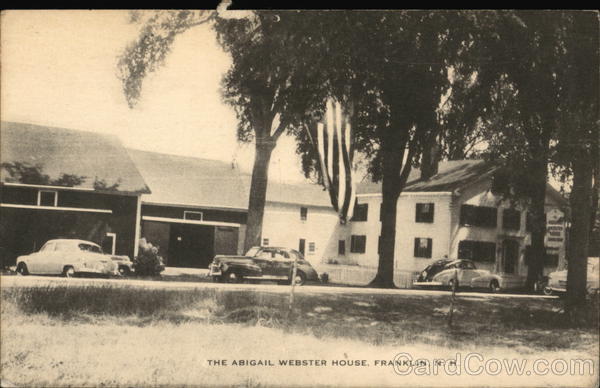 Abigail Webster House Franklin, NH Postcard