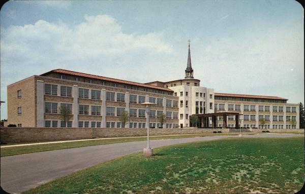 Nazareth College Administration Building Kalamazoo, MI Postcard Nazareth College Administration Building Kalamazoo, MI Postcard