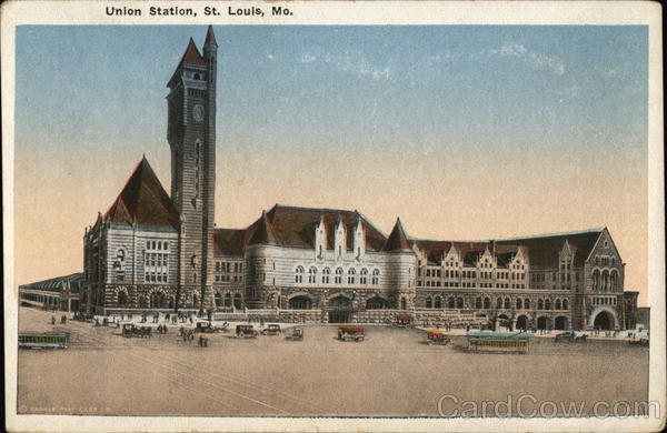 Union Station St. Louis, MO Postcard