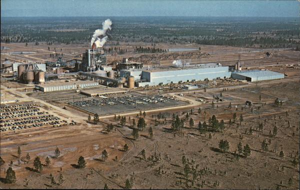 Boise Southern Paper Mill DeRidder, LA Postcard