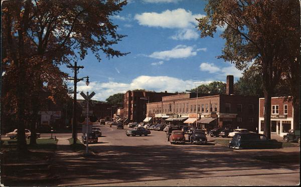 Main Street Lyndonville, VT Postcard