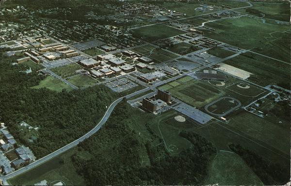 Aerial View, Mankato State University Minnesota Postcard