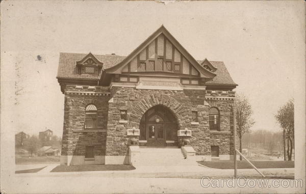 Public Library Defiance, OH Postcard