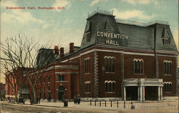 Convention Hall Rochester, NY Postcard